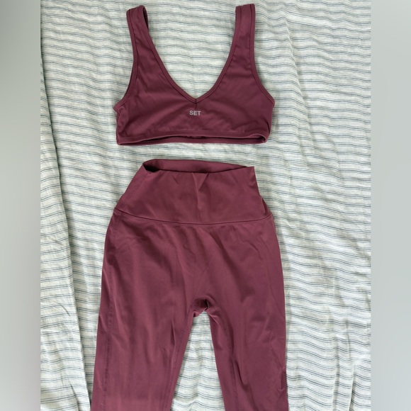 SET Active | Pants & Jumpsuits | Set Active Sports Bra And Leggings ...